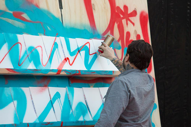 REVOK goes to town on his new book "Made in Detroit" at MOCA LA ...