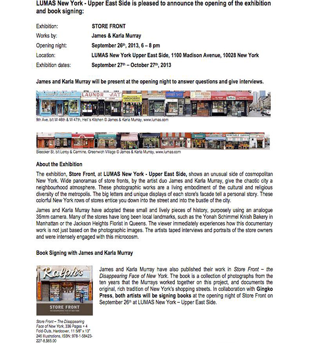 Store Front Show | Gingko Press